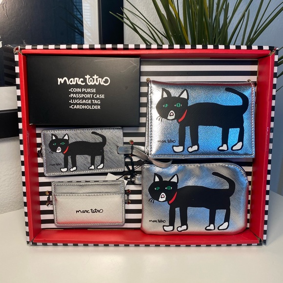 Marc Tetro | Accessories | Nib Ltd Ed Marc Tetro Cat Travel Set | Poshmark
